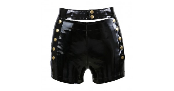 Lackina: Herren Lack Pants mit Knöpfe , Gr S-4XL